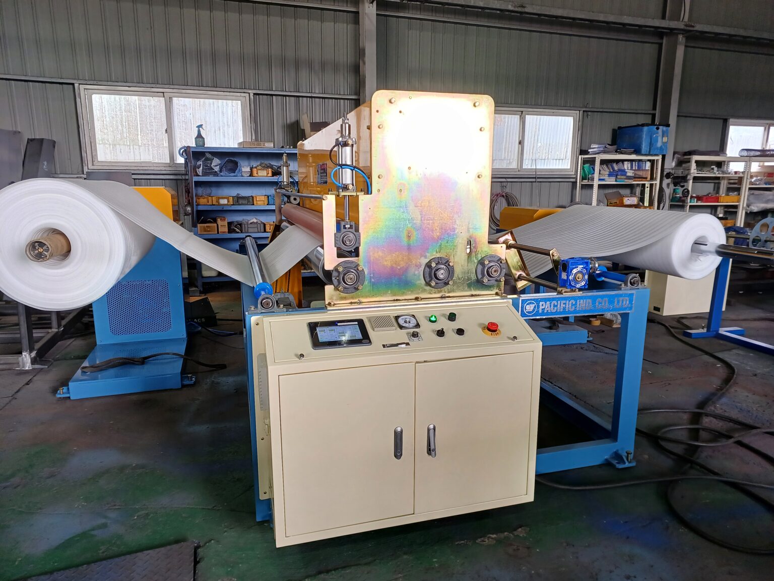 EPE Foam Sheet Perforating Machine - Pacific Industry Co., Ltd.