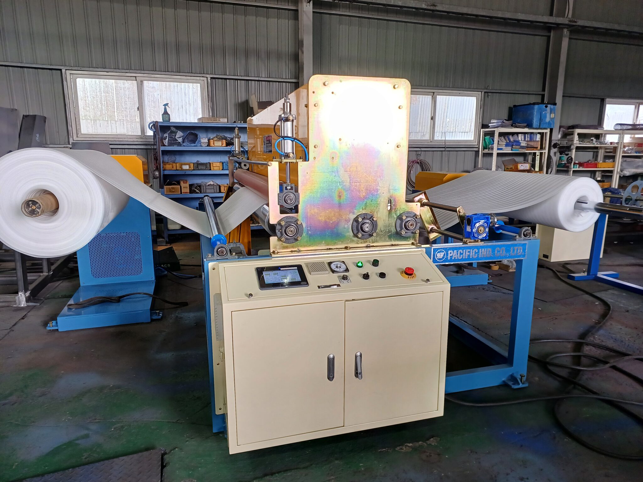 EPE Foam Sheet Perforating Machine - Pacific Industry Co., Ltd.